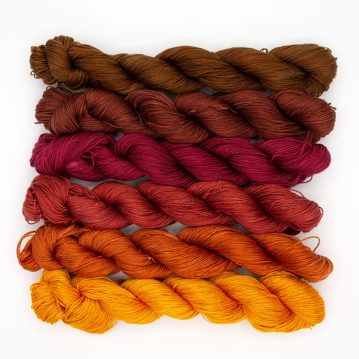 IN STOCK Harvest Glow Gradient Palette – Shiny Dime Fibers