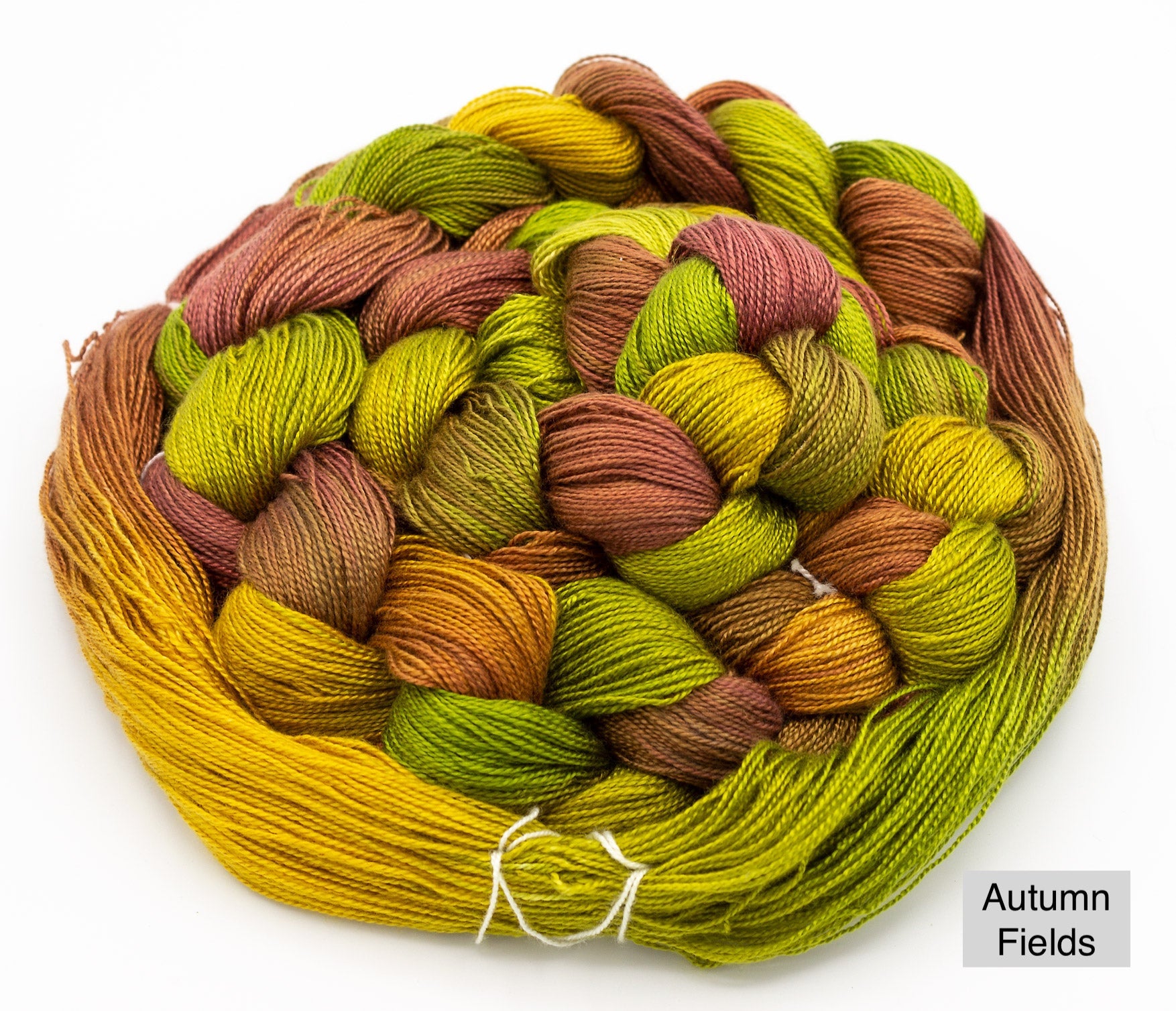 Hand-Painted Weaving Warps - Shiny Dime Fibers