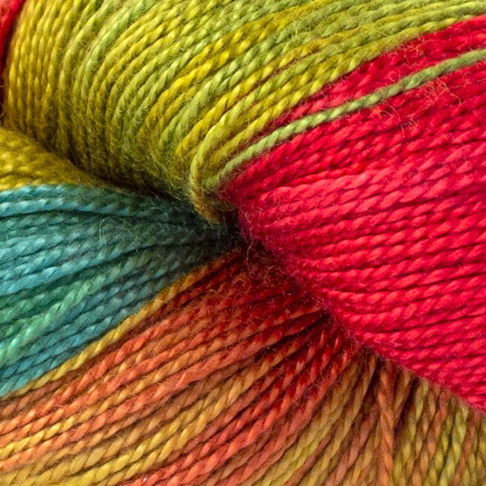 Fall Maples Variegated 4 oz. skein – Shiny Dime Fibers