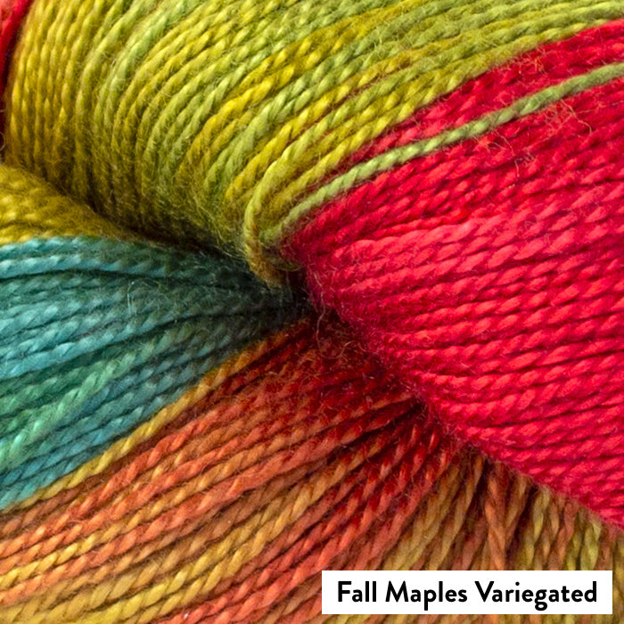 DYED-TO-ORDER 5/2 Tencel™ Variegated Color 4 oz. skein – Shiny Dime Fibers